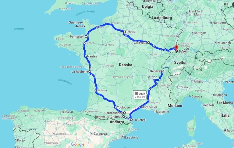 Ranskan Roadtrip | 2500km Ja Ranskan Nähtävyyksiä